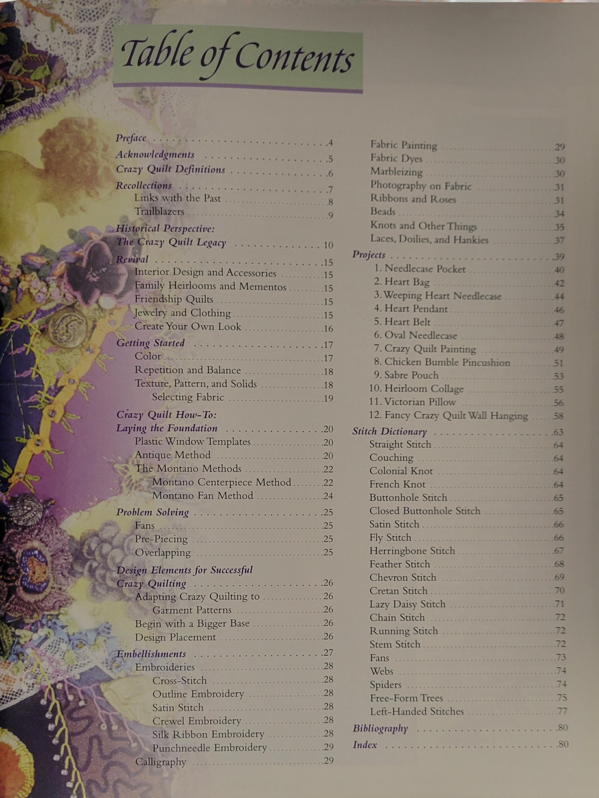 The Crazy Quilt Handbook by Judith Baker Montano - Etsy