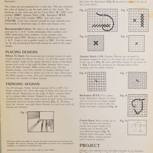 My Country Afghan Charted Designs for Anne Cloth Cross Stitch Patterns ...