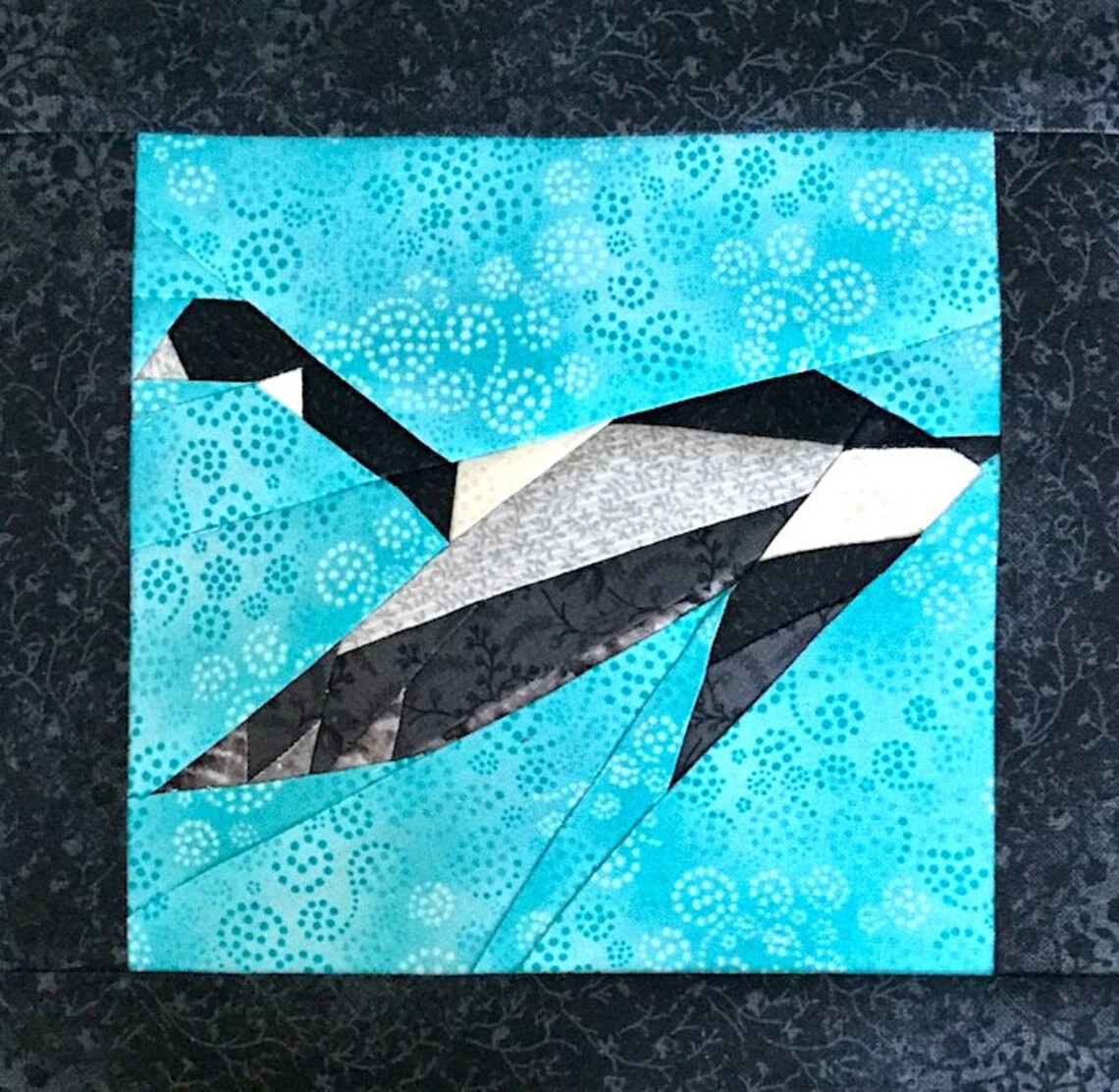 Canada Goose Quilt Block Paper Pieced Pattern | Etsy