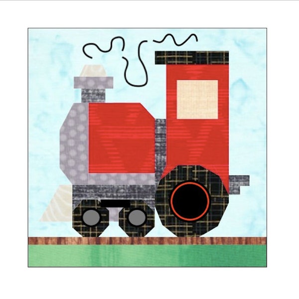 Train Quilt - Etsy