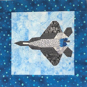Jet Quilt Block Paper Pieced Pattern - Etsy Canada
