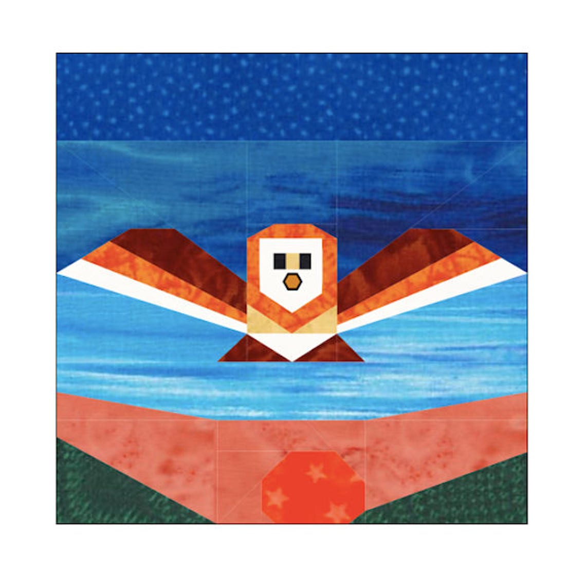 Barn Owl Quilt Block Paper Pieced Pattern - Etsy