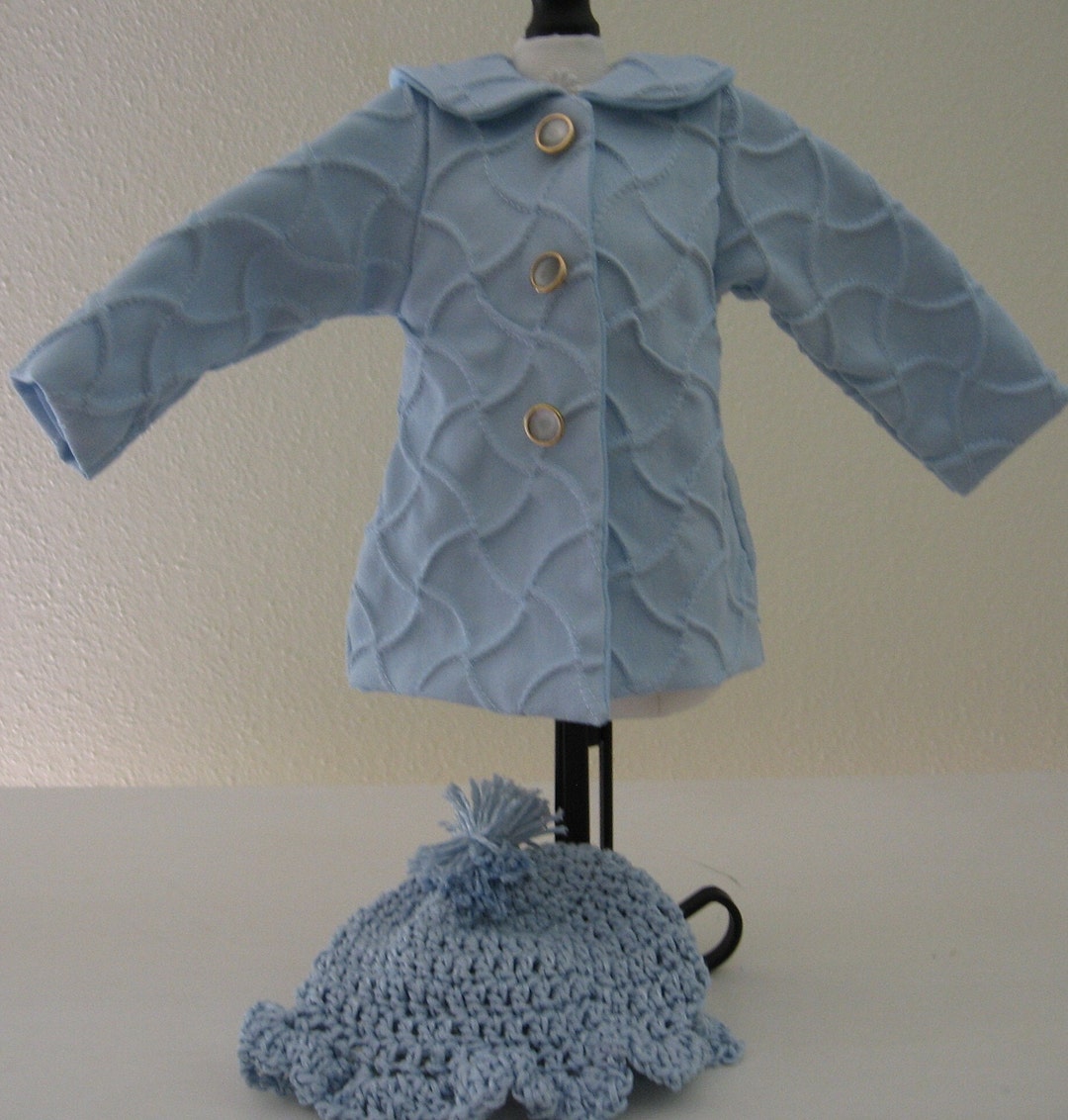 Lt Blue Coat / Hat Set for Stella - Etsy