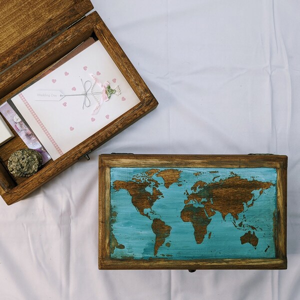 Rustic Wood Box - Etsy