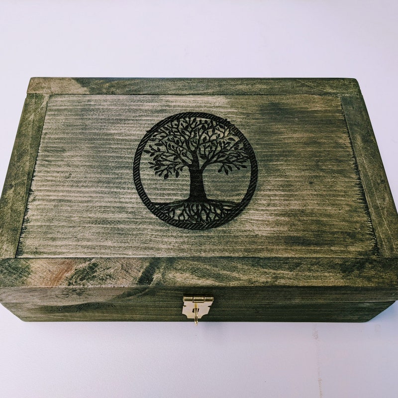 Tree of Life Wooden Box - Etsy