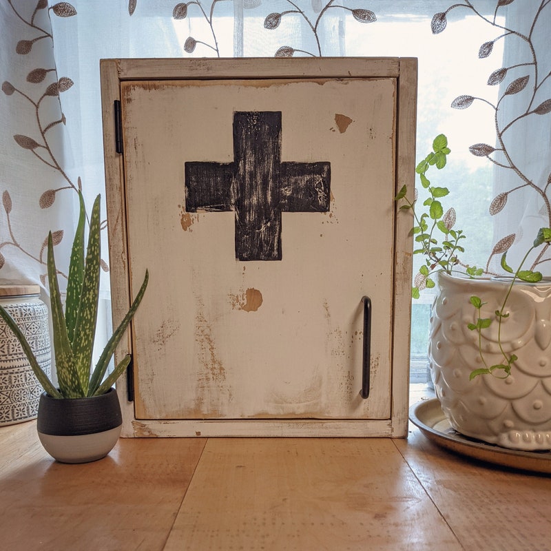 Rustic Cabinet for Bathroom - Etsy