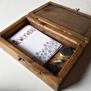 World Map Box, Adventure Gift Box, Photo Storage Case, Rustic Memory ...