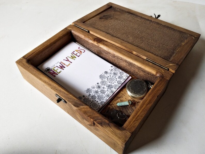 World Map Box Adventure Gift Box Photo Storage Case Rustic | Etsy