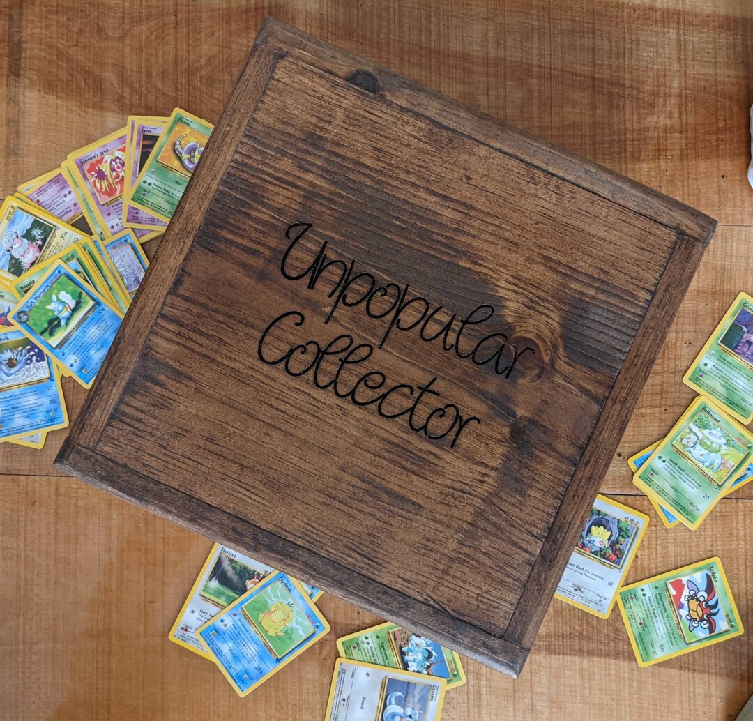 Divided Trading Card Case, Playing Card Deck Box for Collectors, Game ...