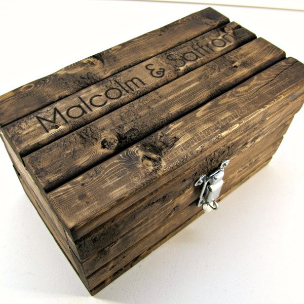 Rustic Wooden Box - Etsy