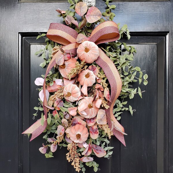 Pink Wreath - Etsy