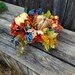Blue Fall Centerpiece, Navy Blue Fall Decor, Designer Fall Arrangement ...