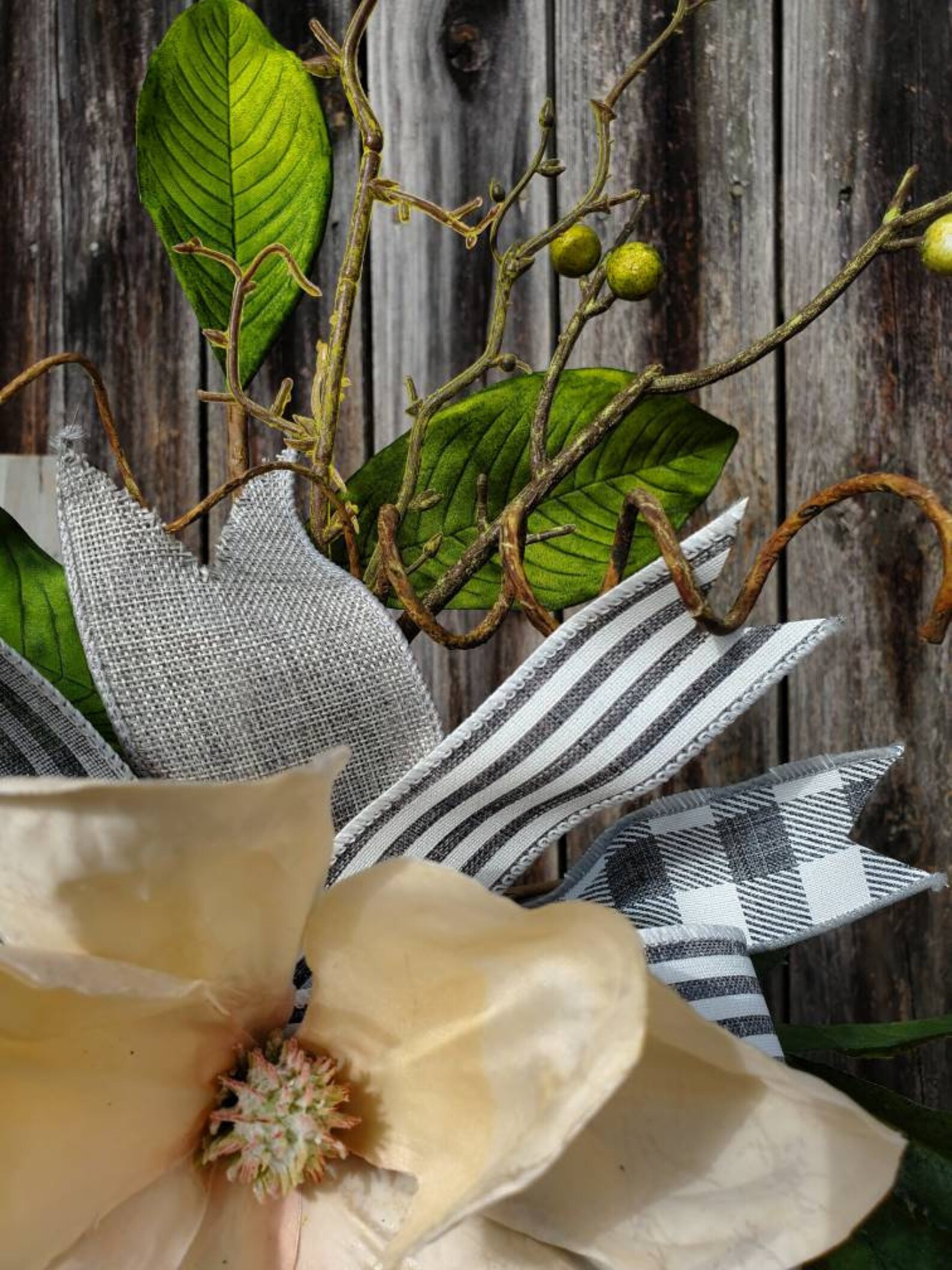 Magnolia Lantern Swag, Neutral Magnolia Lantern Swag, Magnolia Lantern ...