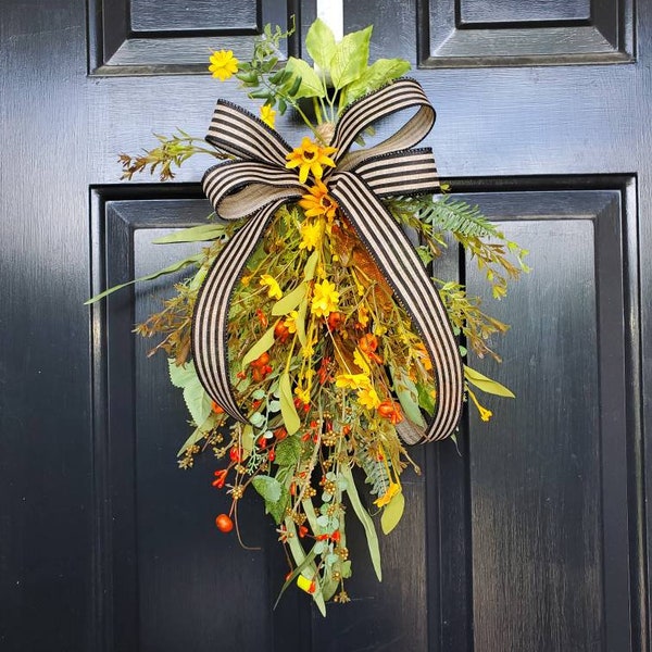 Fall Door Swag - Etsy