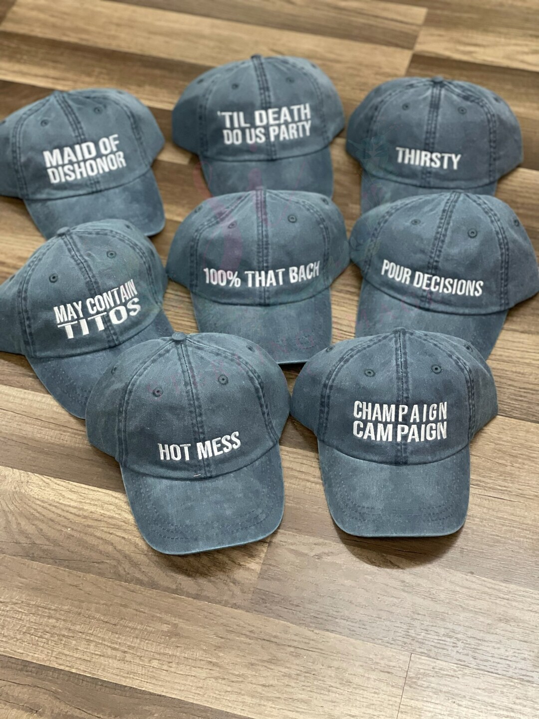 Bridesmaid Hats, Group Hats, Bachelorette Gifts, Wedding Party Gifts ...