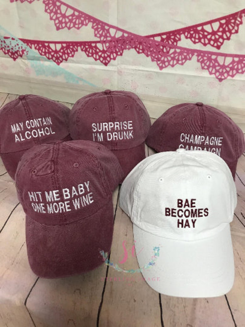 Bridesmaid Hats Group Hats Bachelorette Gifts Wedding Party | Etsy