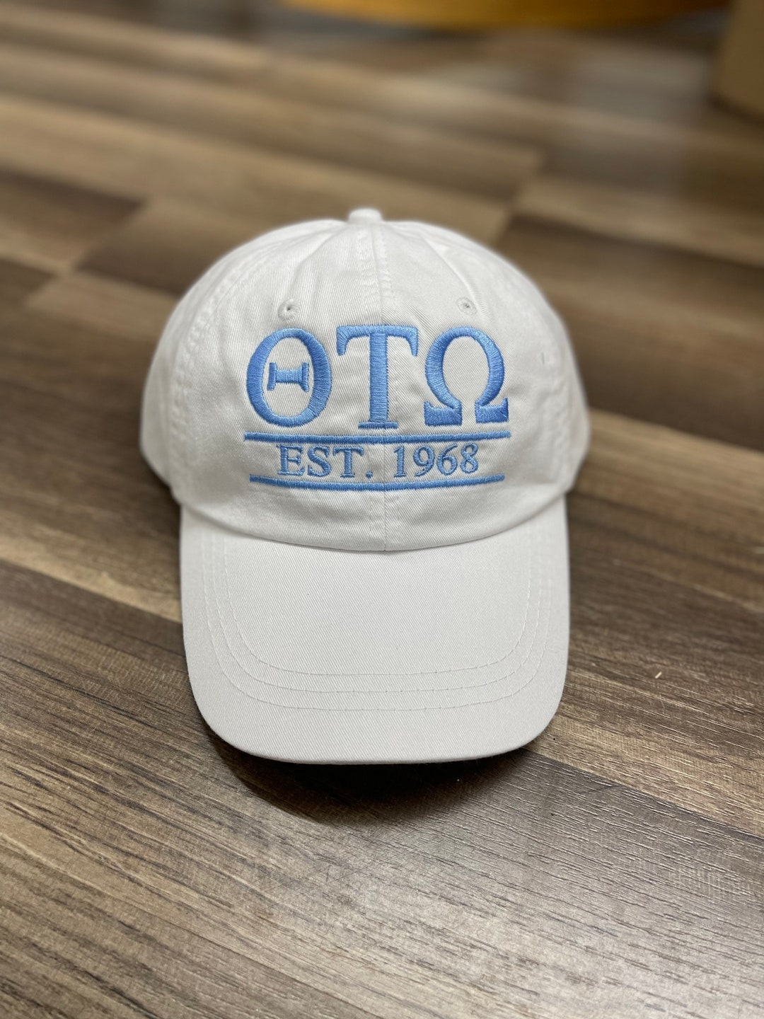 Theta Tau Omega, Sorority Hat, Monogrammed Hat, Fraternity Hats ...