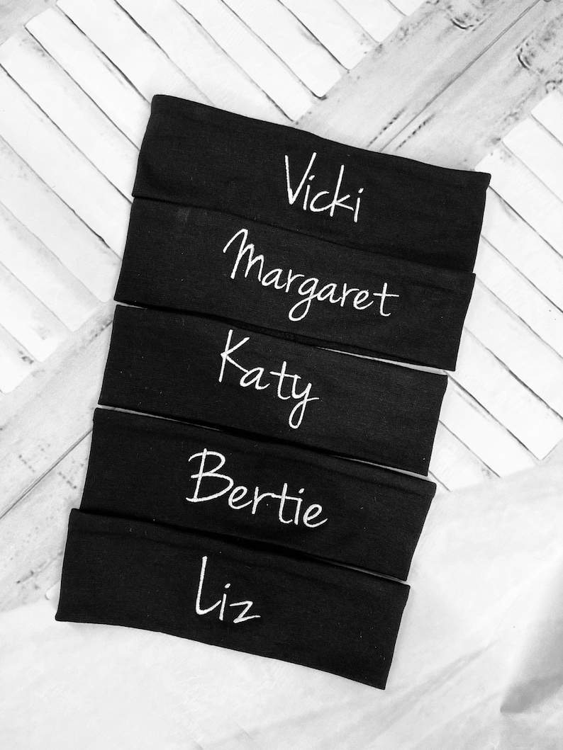 Custom Headband Monogrammed Headband Personalized Headband - Etsy