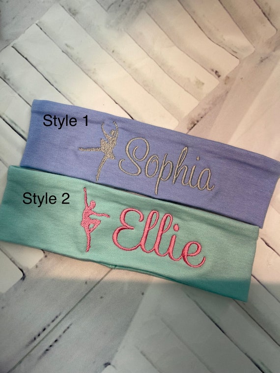 Dance Headband Ballerina Headband Personalized Headband - Etsy