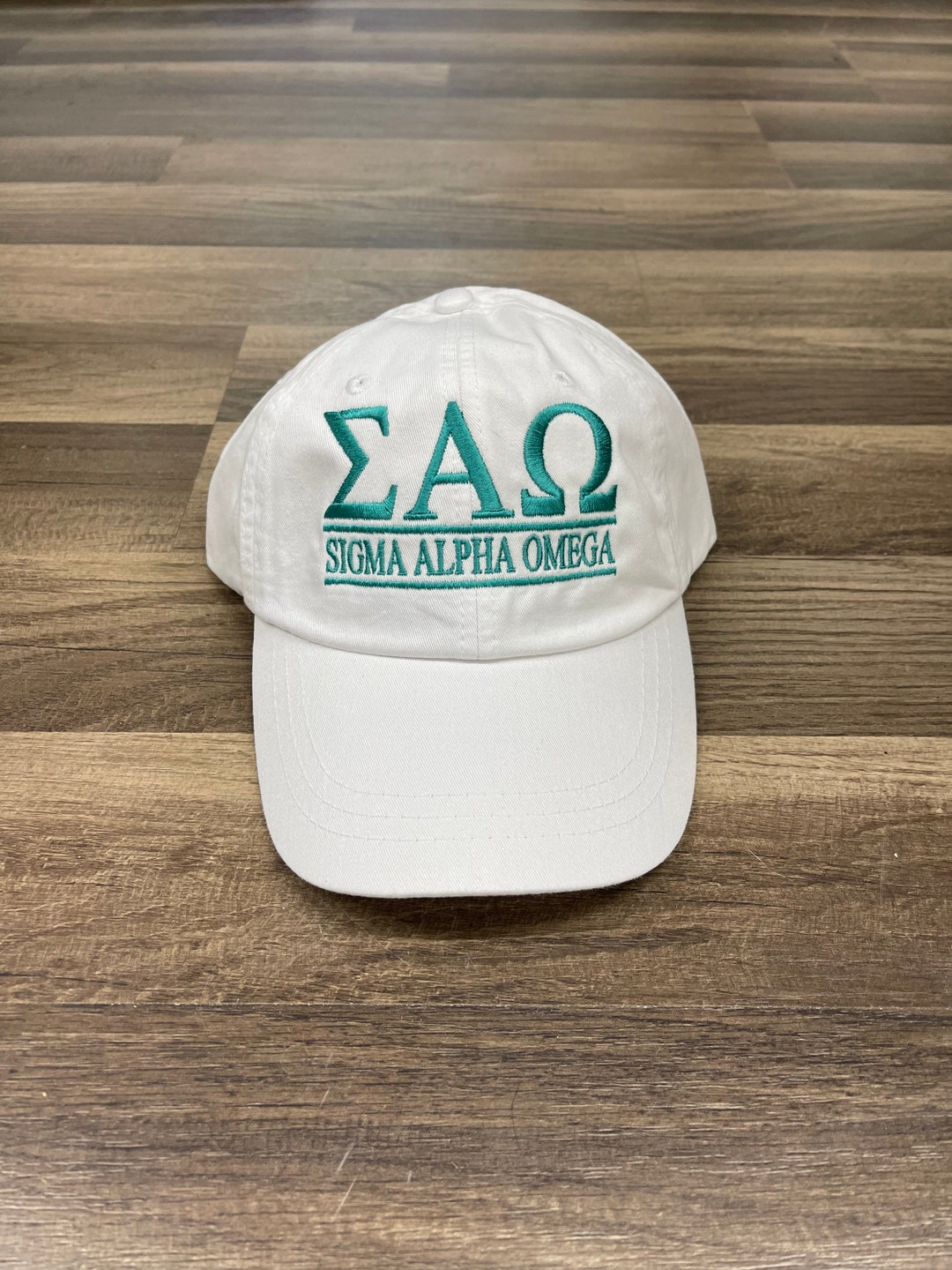 Sigma Alpha Omega, Monogrammed Hat, Fraternity Hat, Distressed Hat ...