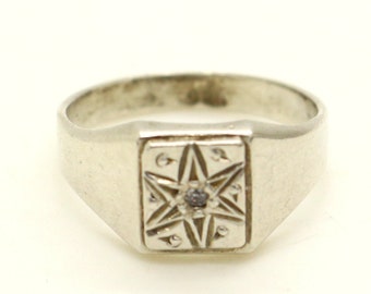 Six Point Star Ring | Etsy