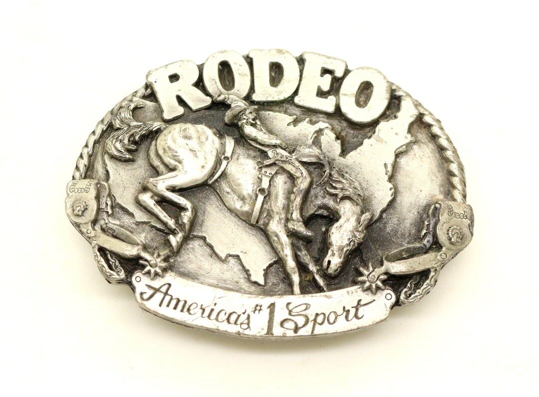 Rodeo America's #1 Sport SISKIYOU 1983 Buckle Co Int Williams Oregon ...