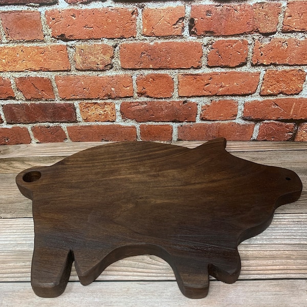 Pig Cutting Board - Etsy