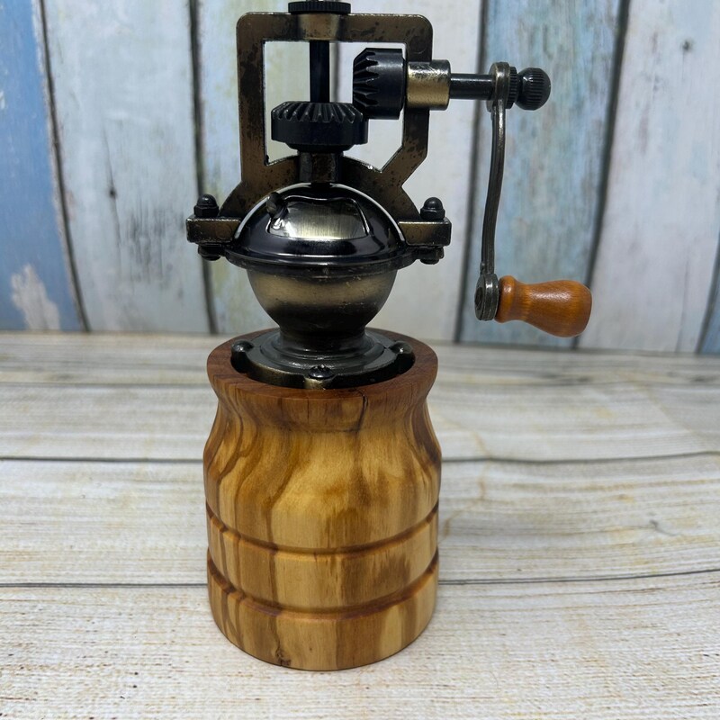 Wooden Pepper Mill - Etsy