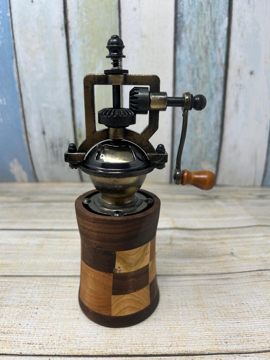 Walnut, Cherry, and Maple Segmented Pepper Grinder - Etsy
