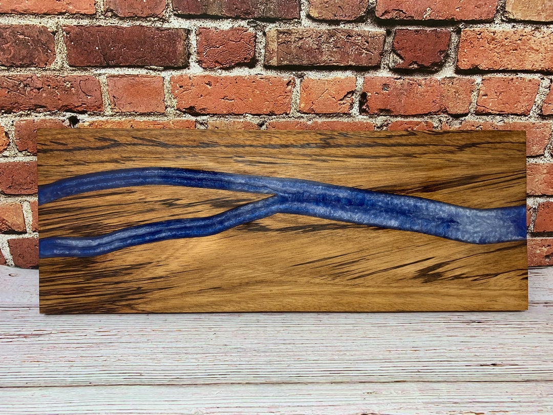 Long Zebrawood Board, Blue - Etsy