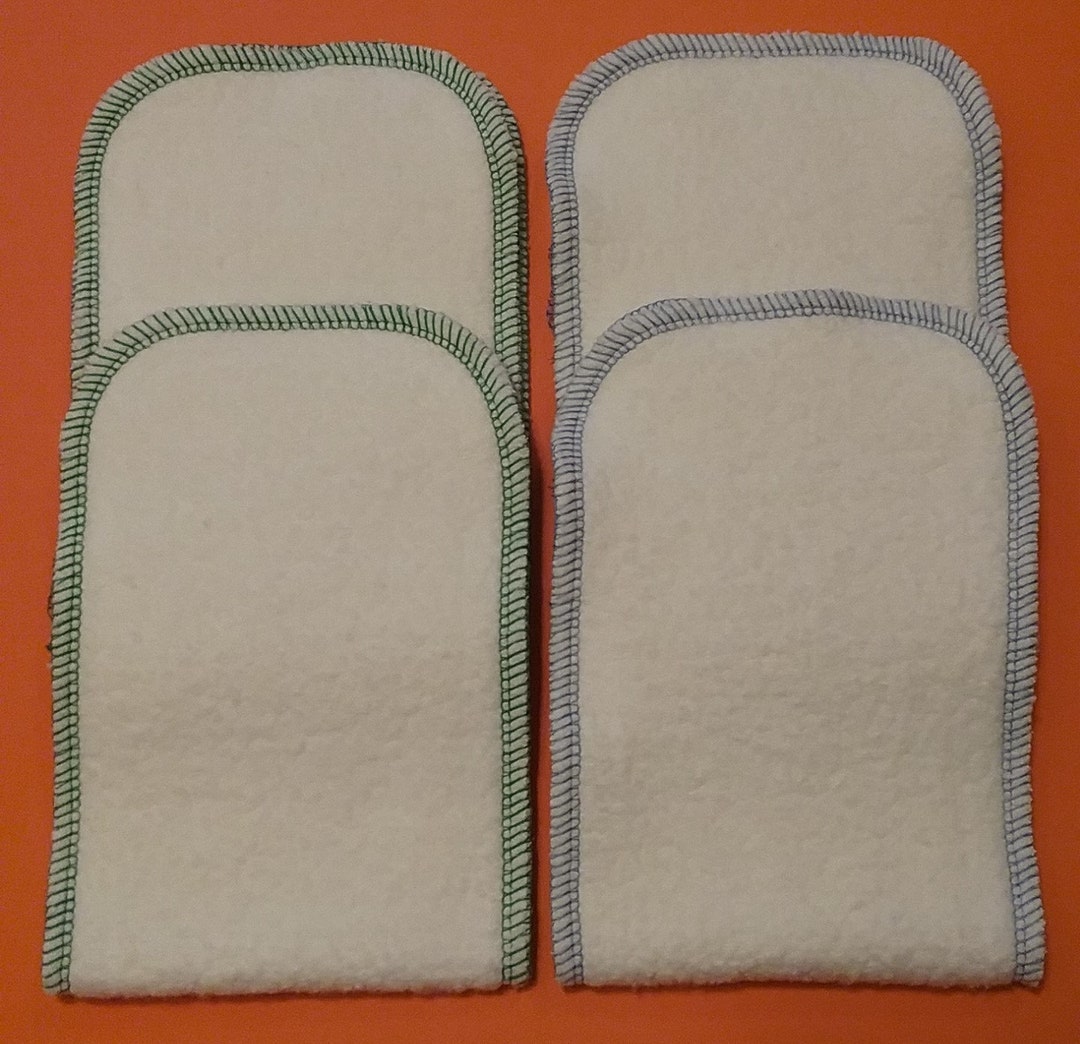 Hemp Organic Cotton Fleece Diaper Inserts 3 X 9 Chicory and - Etsy