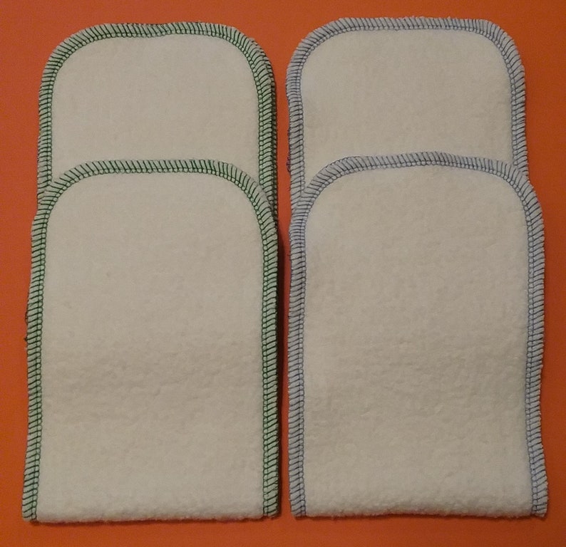 Hemp Organic Cotton Fleece Diaper Inserts 3 X 9 Chicory and - Etsy