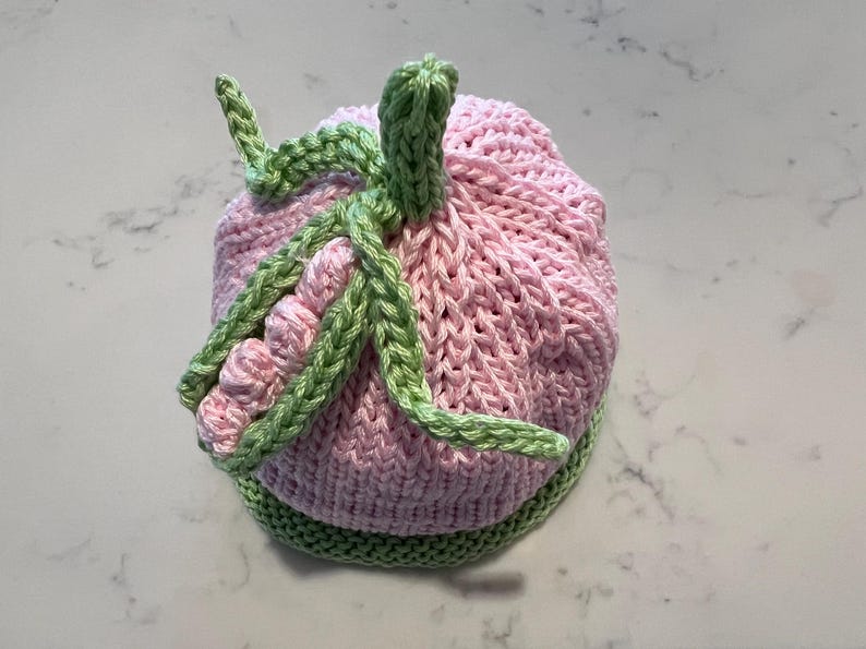 Pink Baby Peapod Hat - Etsy