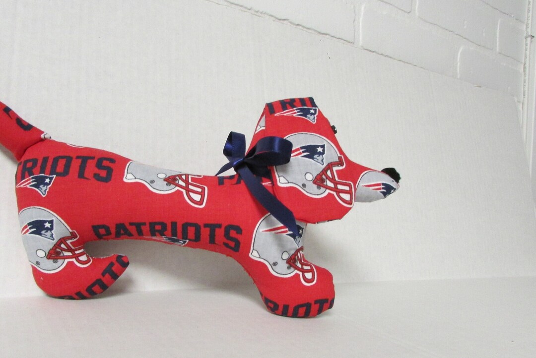 Small Patriots Stuffed Dachshund, NFL Sports Gift, Collectible, Get ...