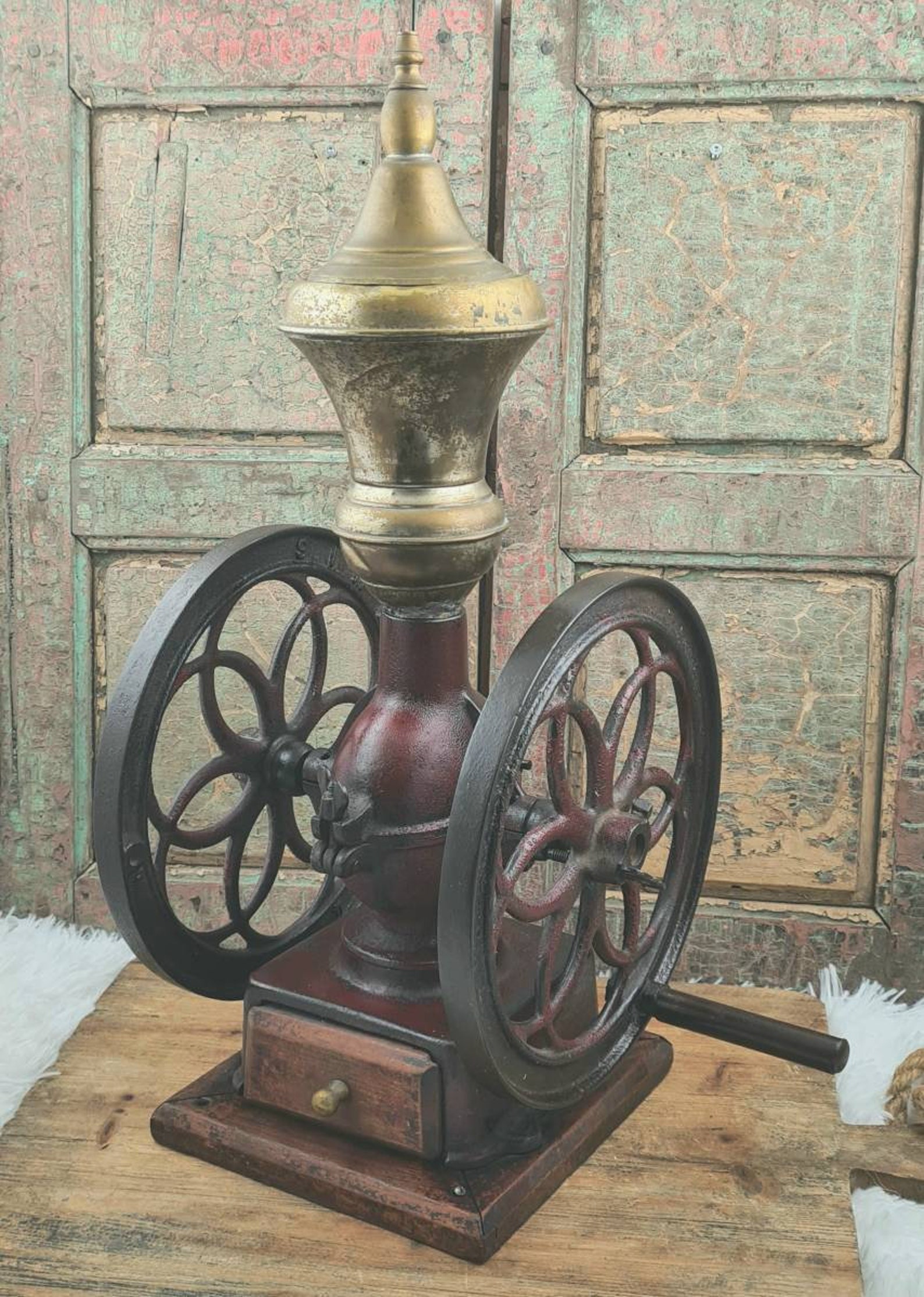 Antique SIMPLEX Coffee Grinder No.4 Mill Spanish Moulin Molinillo Café ...