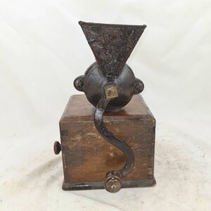 Antique Coffee Grinder Grain Wheat Mill Moulin Cafe Molinillo ...