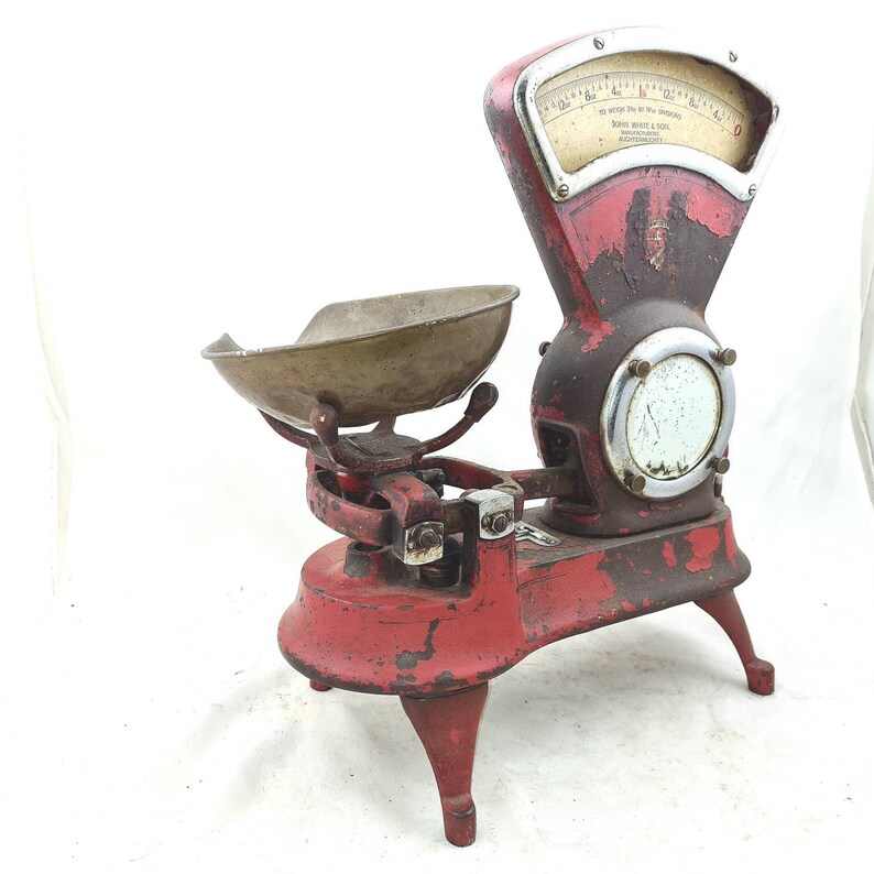 Antique JOHN WHITE & SON Grocery Scales 1900s Candy Scale - Etsy