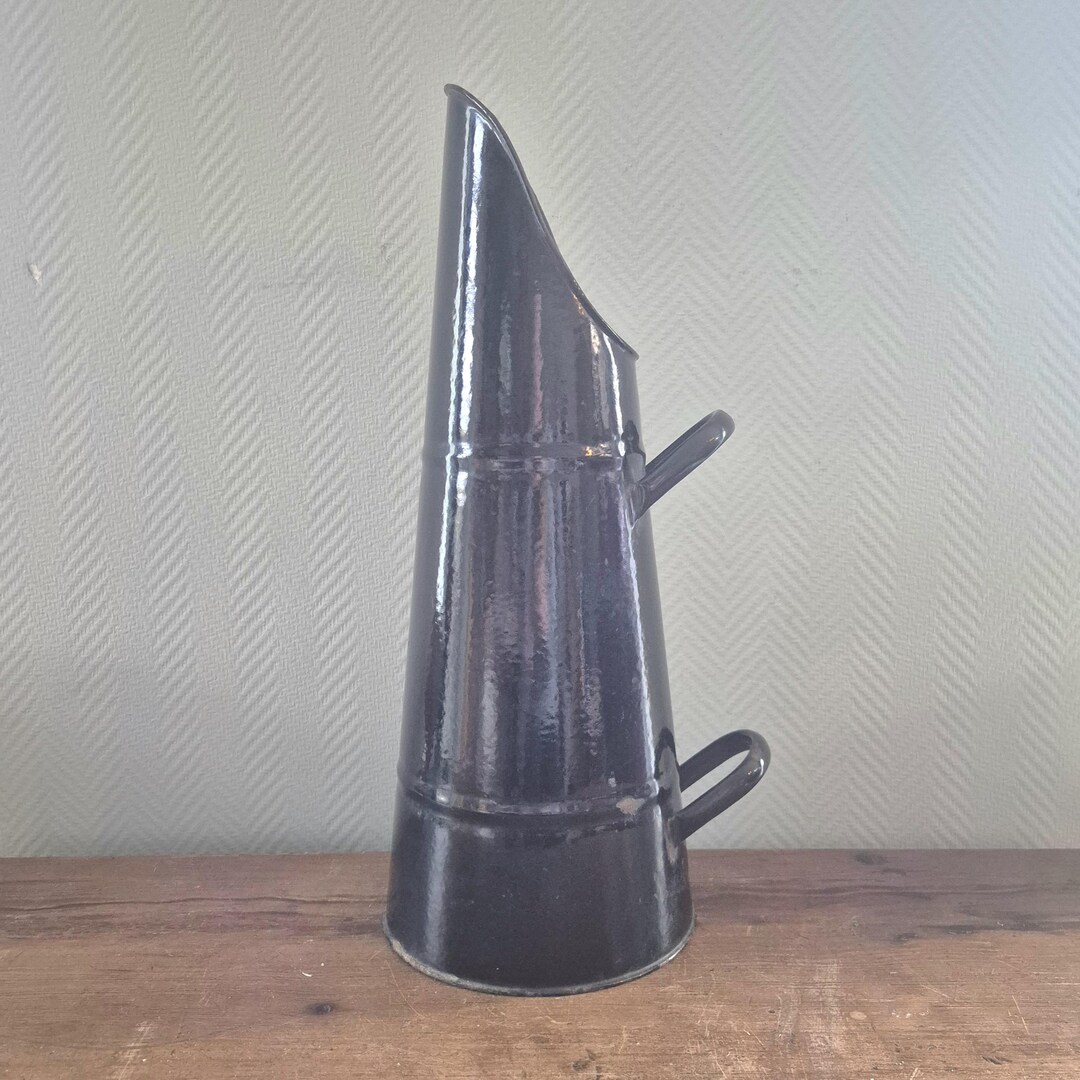 Antique DUTCH Coal Ash Scuttle Fireplace Bucket Umbrella Stand Coal Kit ...