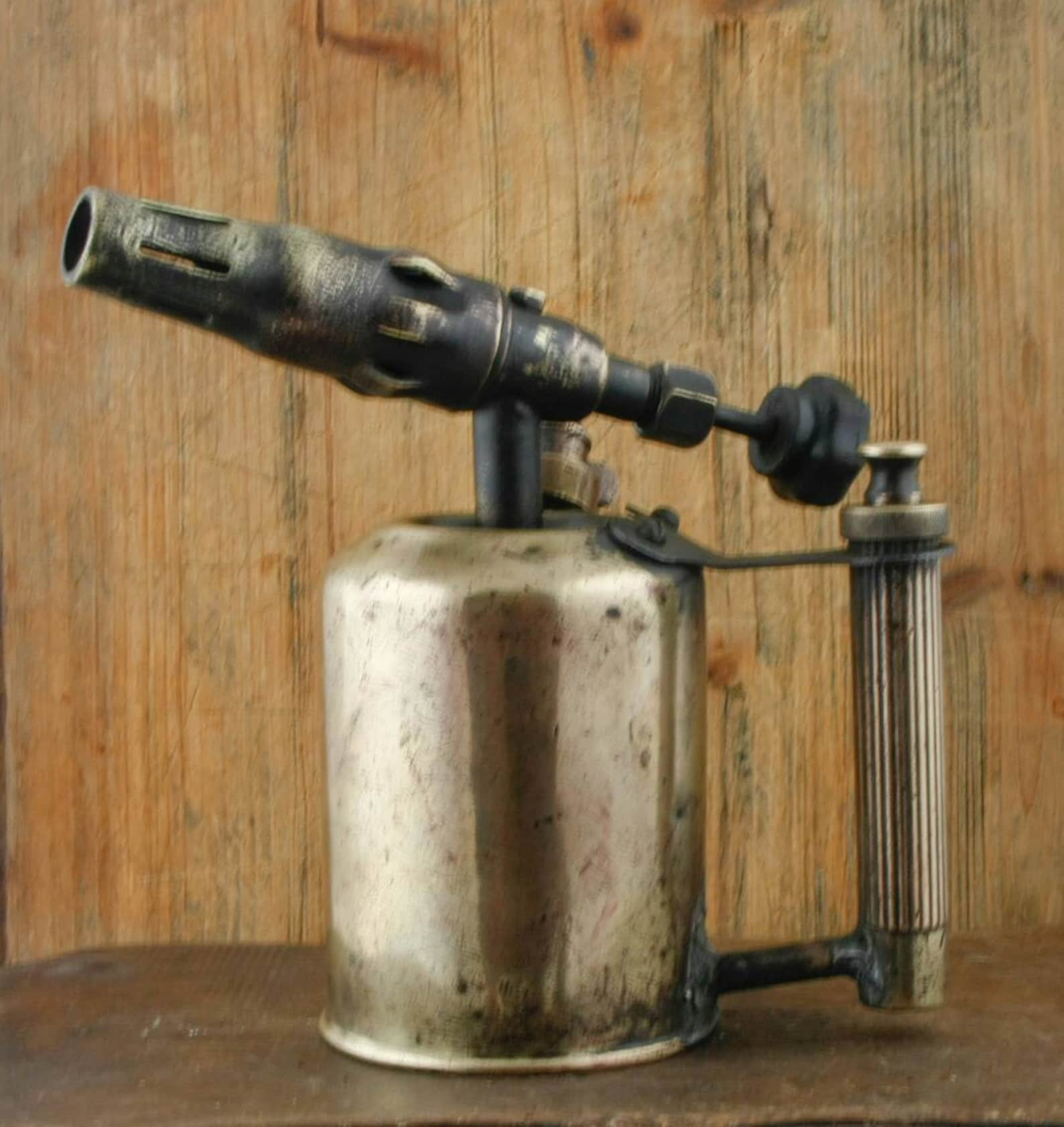 Antique BARTHEL German Gasoline Blow Torch or Benzoline Petrol Lamp ...
