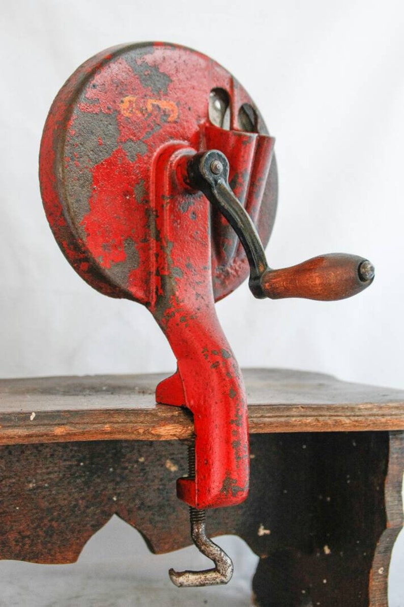 Antique PEDE Bean Slicer PETER DIENES Cutter Cast Iron - Etsy