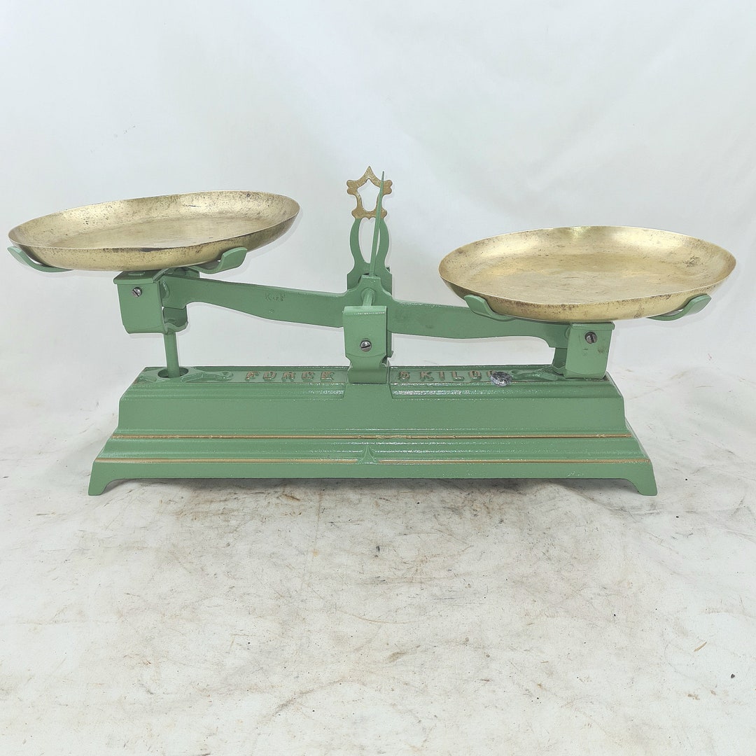 Antique K & F Food Candy Scales Kitchenscale Balance Waage Weegschaal ...
