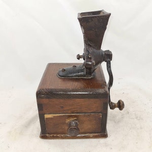 Antique Coffee Grinder Grain Wheat Mill Moulin Cafe Molinillo - Etsy