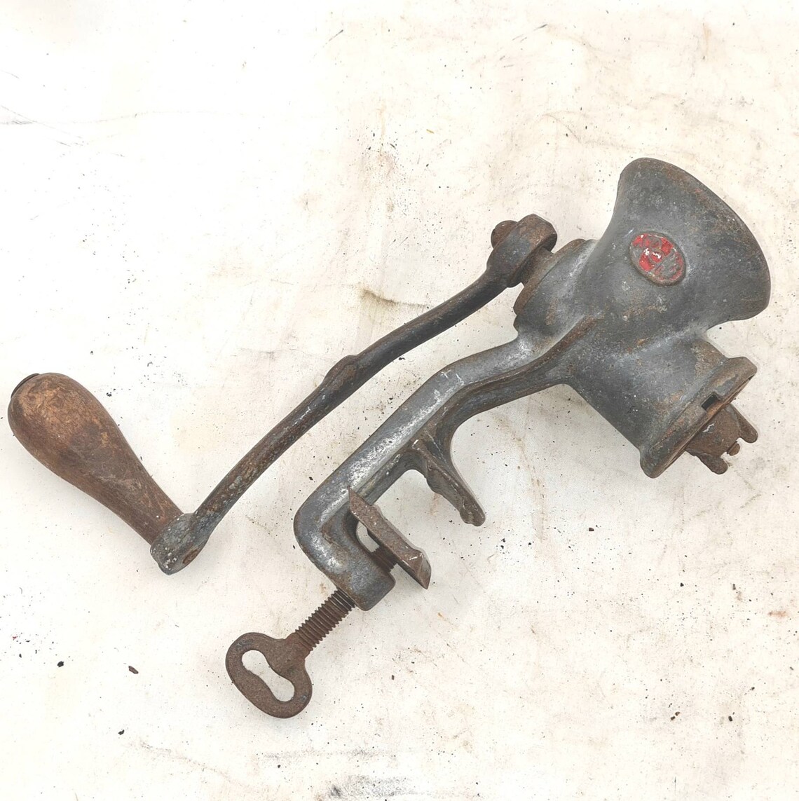 Antique SPONG National 25 Meat Mincer Grinder Clamp on Mill - Etsy