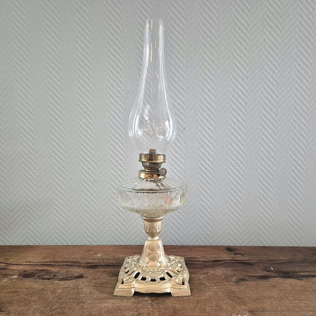 Antique DITMAR AUSTRIA Make Oil Lamp Kerosene Paraffin Light Wick ...