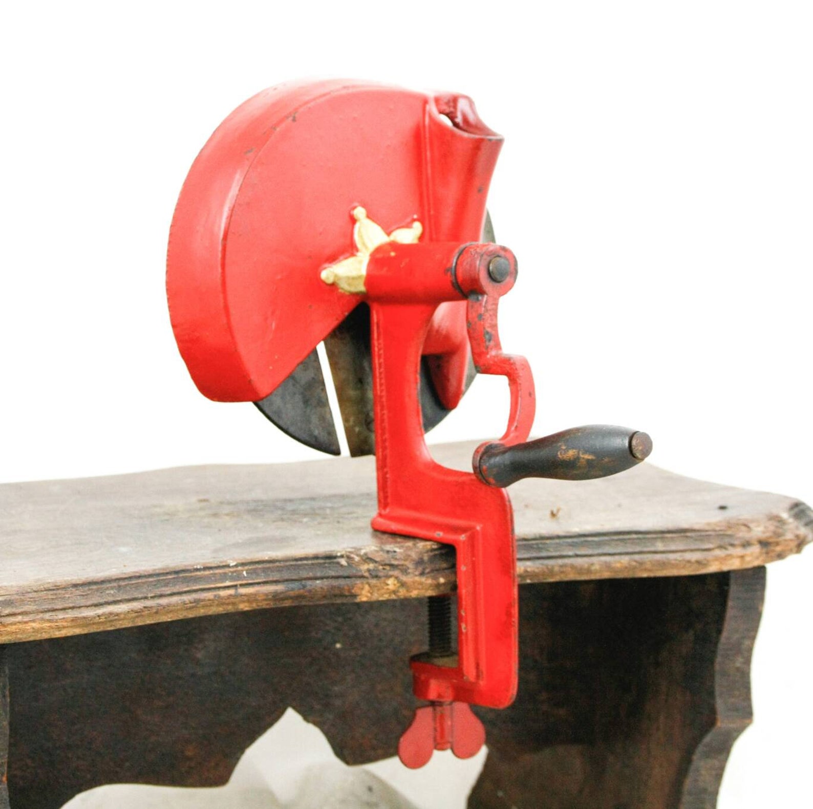 Vintage Bean Slicer Iron Cutter Bonensnijder - Etsy