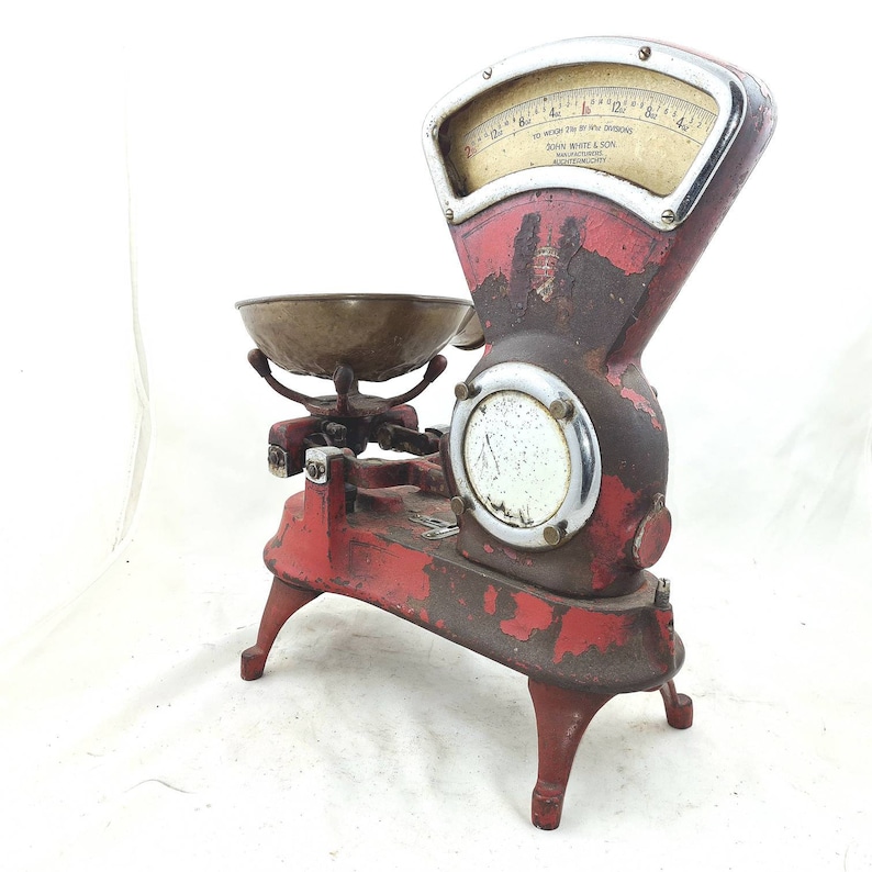 Antique JOHN WHITE & SON Grocery Scales 1900s Candy Scale - Etsy