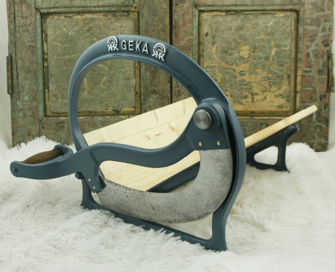 Antique GEKA Bread Slicer Cutter Cast Iron Cutting Slicing - Etsy