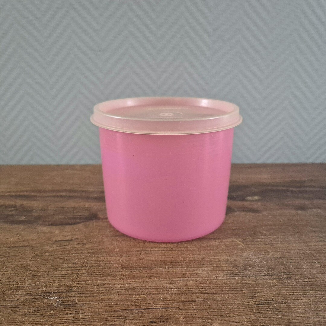 Vintage Tupperware Yellow Canister With Lid Storage Container Retro Jar ...