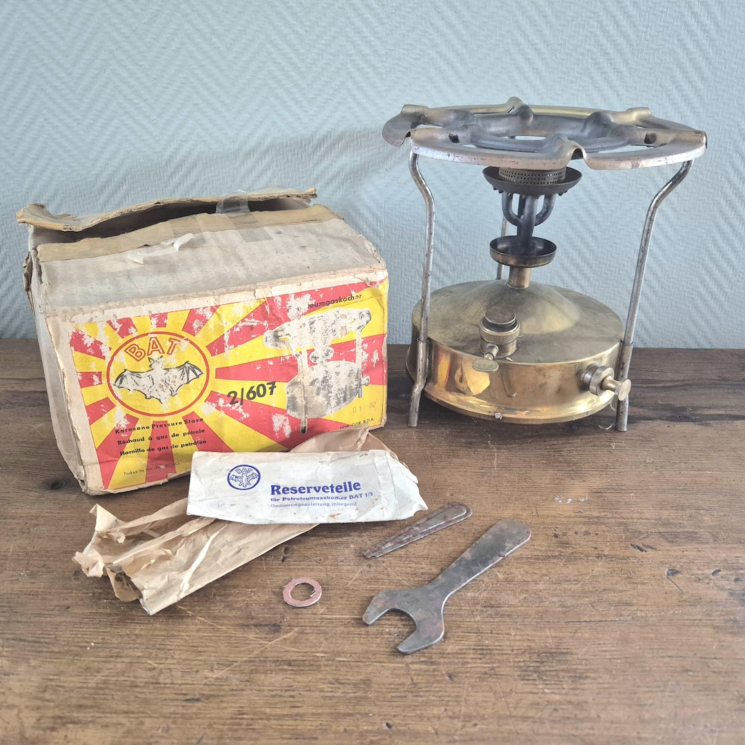 Vtg BAT Paraffin Stove Kerosene Cooker Burner Cooking Campstove ...