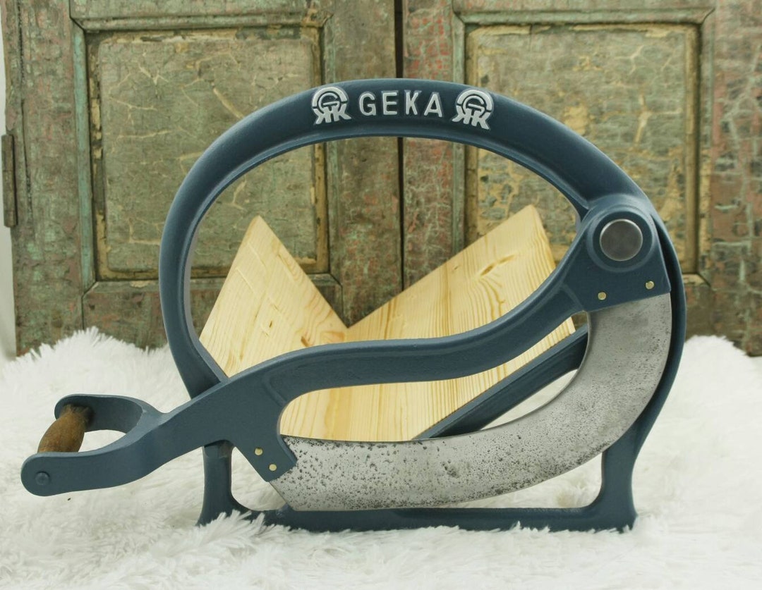 Antique GEKA Bread Slicer Cutter Cast Iron Cutting Slicing - Etsy